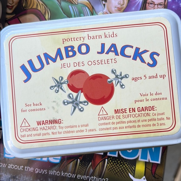 Pottery Barn Kids | Toys | Pottery Barn Kids Jumbo Jacks Toy Set Red ...